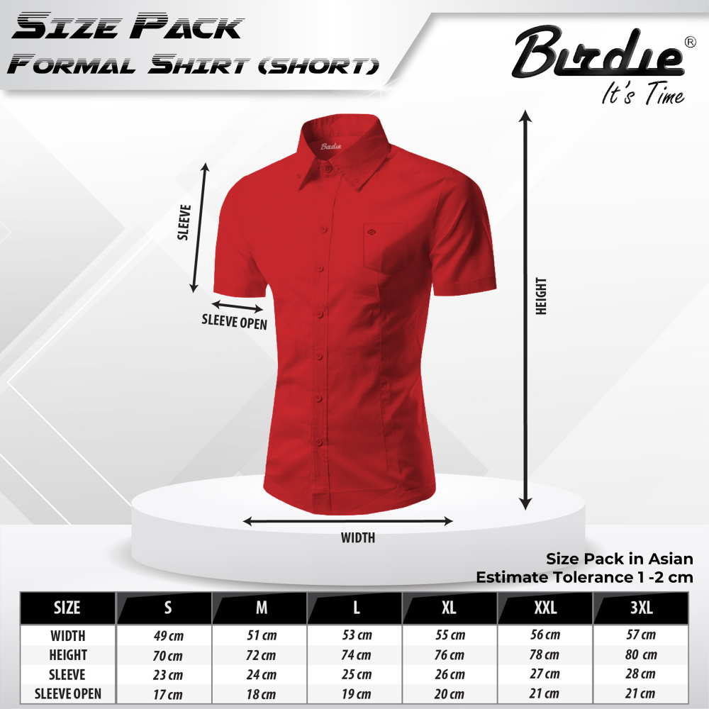 Size Chart – Birdie Indonesia