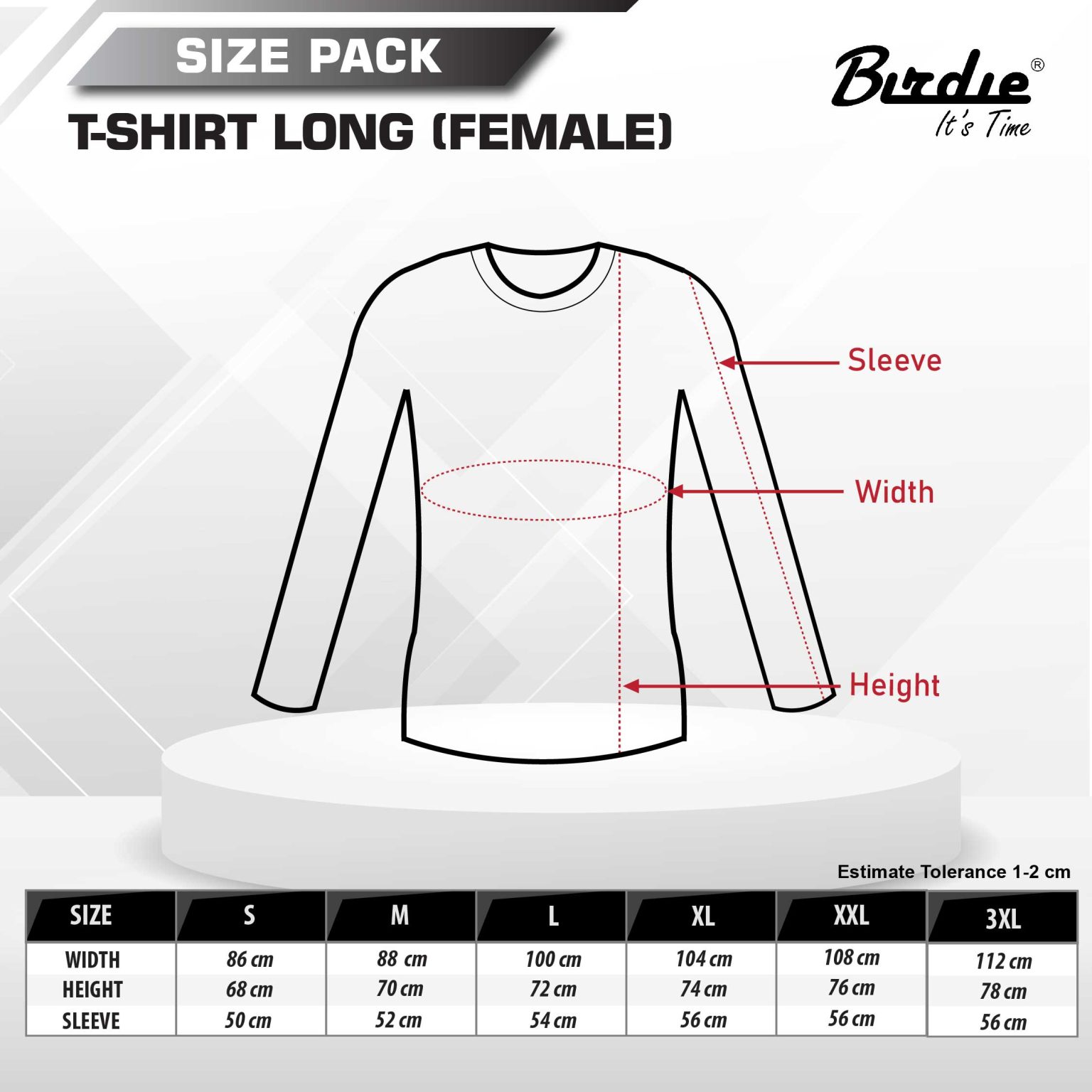 Size Chart - Birdie Indonesia