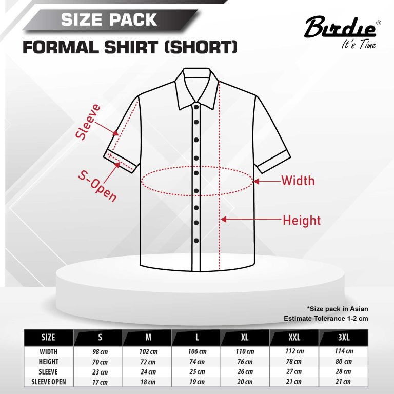 Size Chart - Birdie Indonesia
