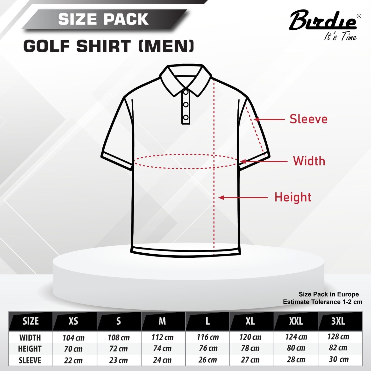 Size Chart - Birdie Indonesia