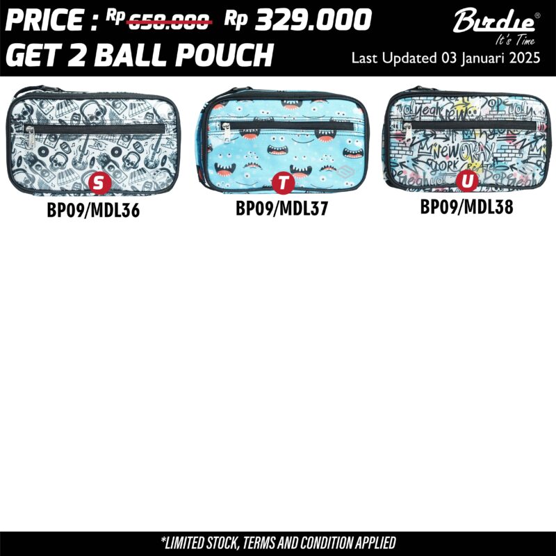 Birdie Ball Pouch - Clearance Sale - Birdie Indonesia
