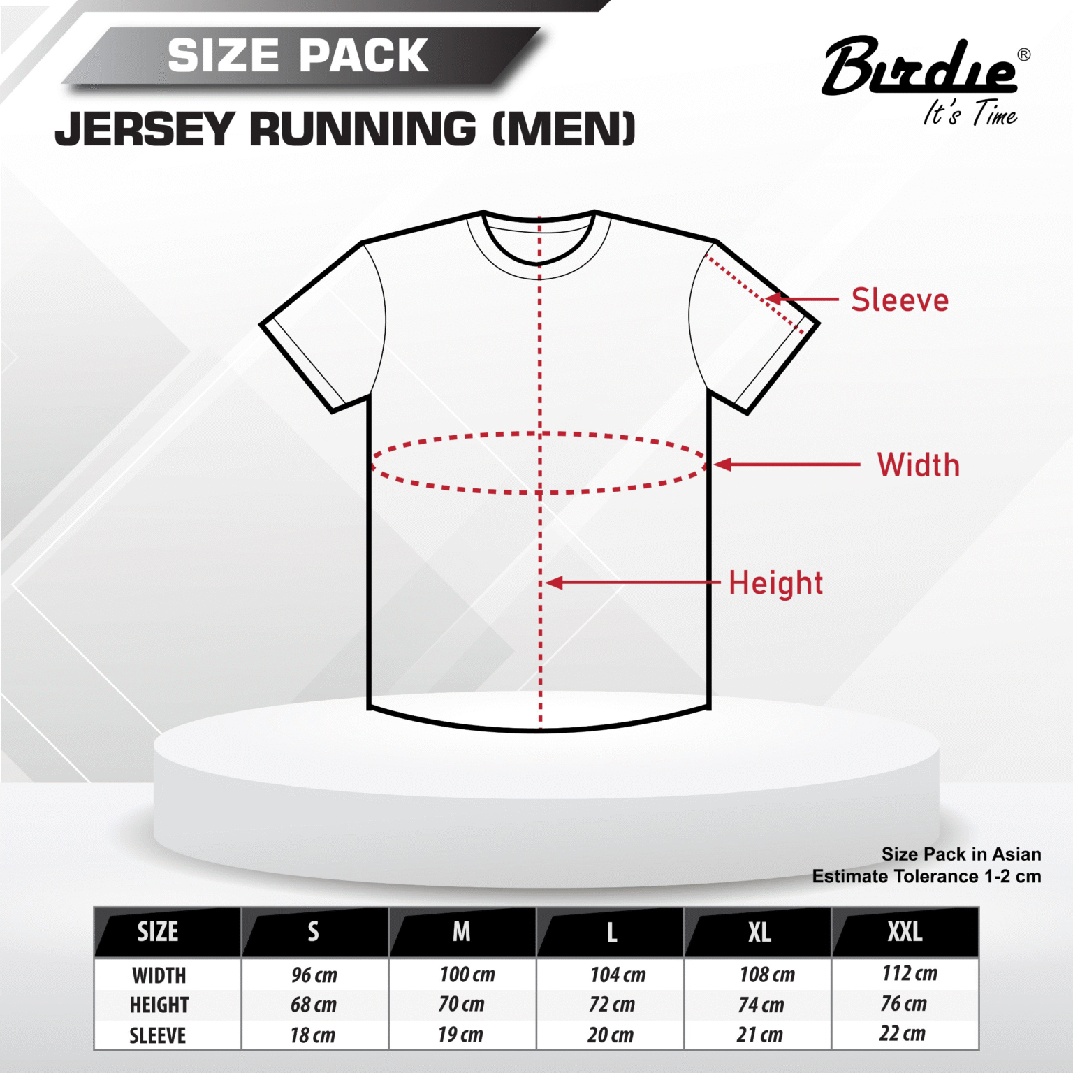 Size Chart - Birdie Indonesia