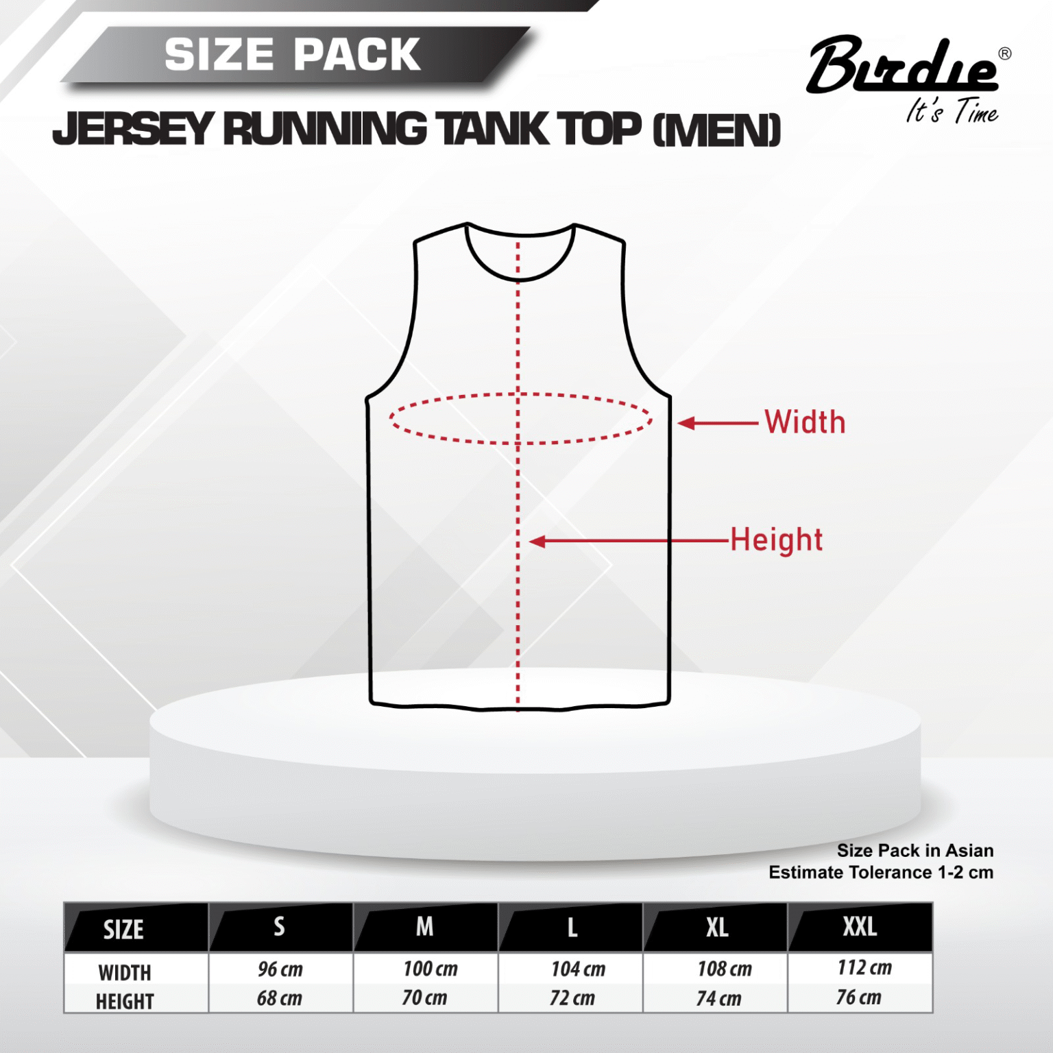 Size Chart - Birdie Indonesia